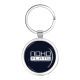 Custom Circular Flambeau Key Ring