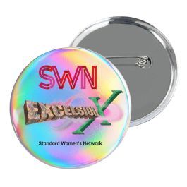 Custom Holographic Round Iron Lapel Pins - 2.3" dia.