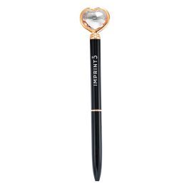 Custom Metal Heart Diamond Ballpoint Pen