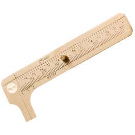 Custom Brass Vernier Caliper - 3.15''
