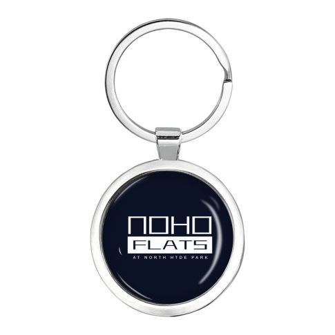 Custom Circular Flambeau Key Ring